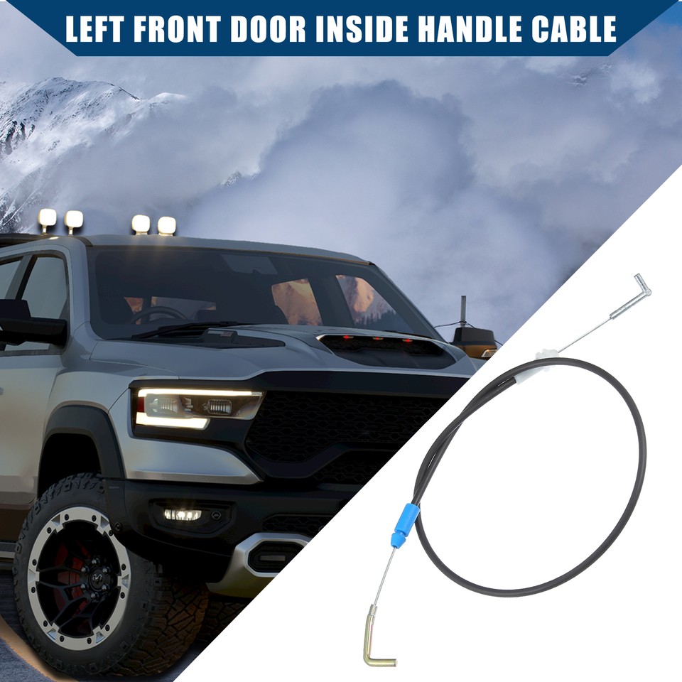 Pack of 1 For Ram 2500 2011-2023 Front Driver Side Door Latch Cable ...