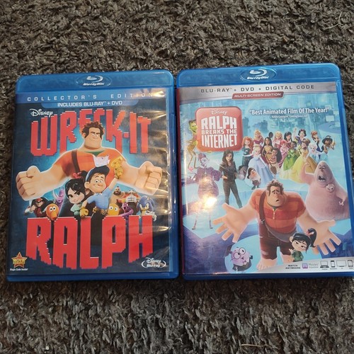 Wreck-it Ralph & Ralph Breaks The Internet Blu-ray And Dvd Lot | eBay