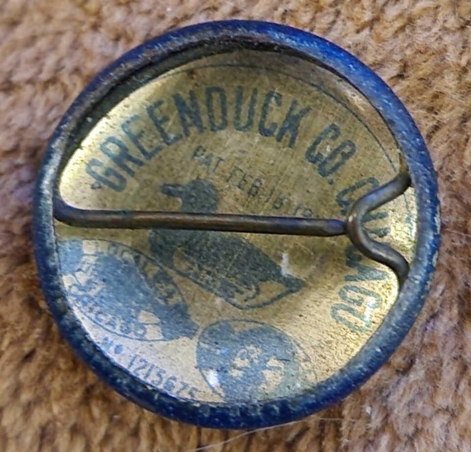 Vintage Green Duck Trolley Union Badge Button Pin Pinback August 1933 ...