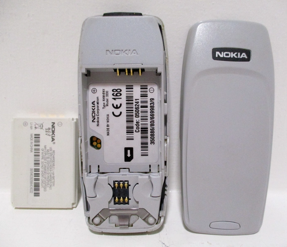 Nokia 3330 Vintage Mobile Phone - (Unlocked) Light Grey. Working. | eBay UK