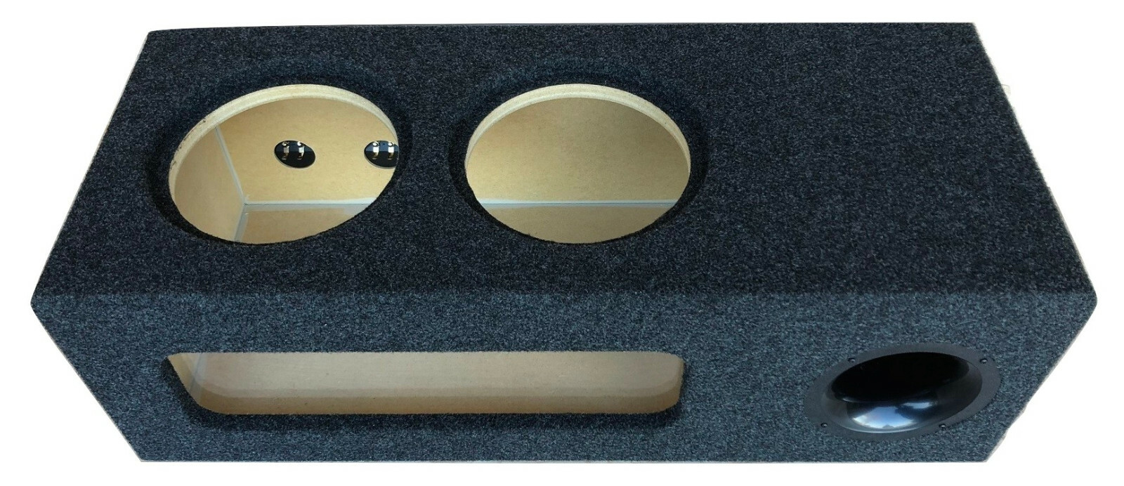 Custom Ported Sub Box Enclosure for 2 10" JL Audio 10W6v3 10W6 Subs ...