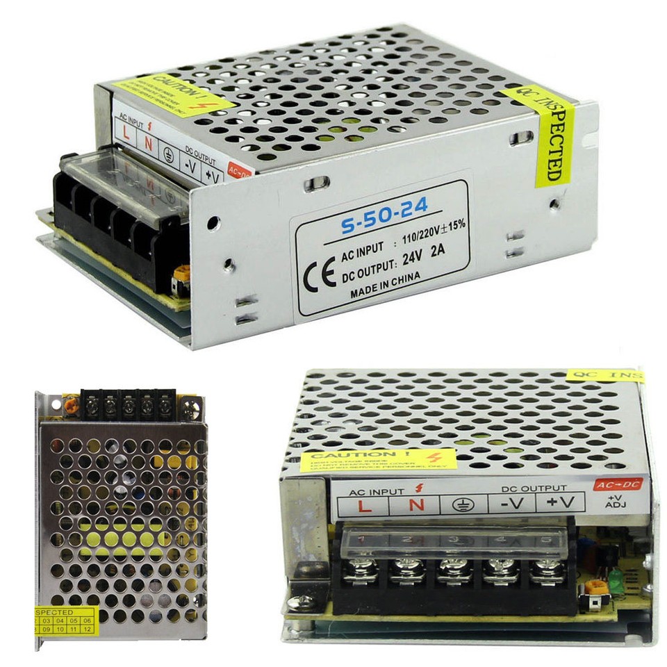 AC 110V-220V TO DC 5V 12V 24V 2A 10A 15A 20A 40A 60A Switch Power ...