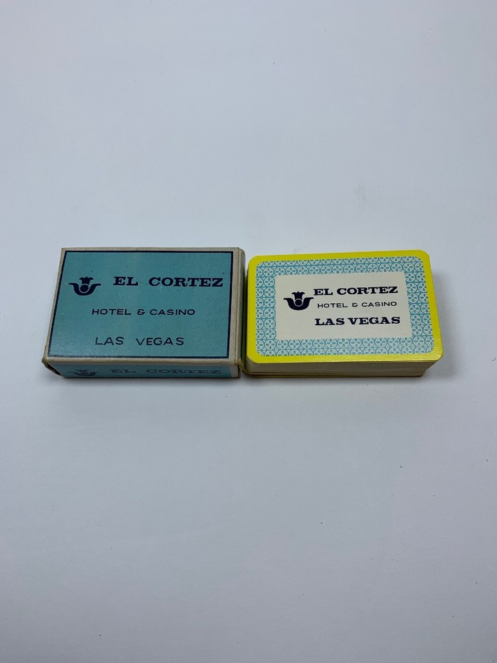 Vintage El Cortez Hotel & Casino Las Vegas Miniature Full Color Playing ...