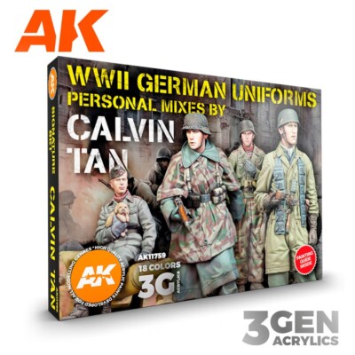 AK Interactive: WWII Uniforms - Signature Paint Set Calvin Tan ...