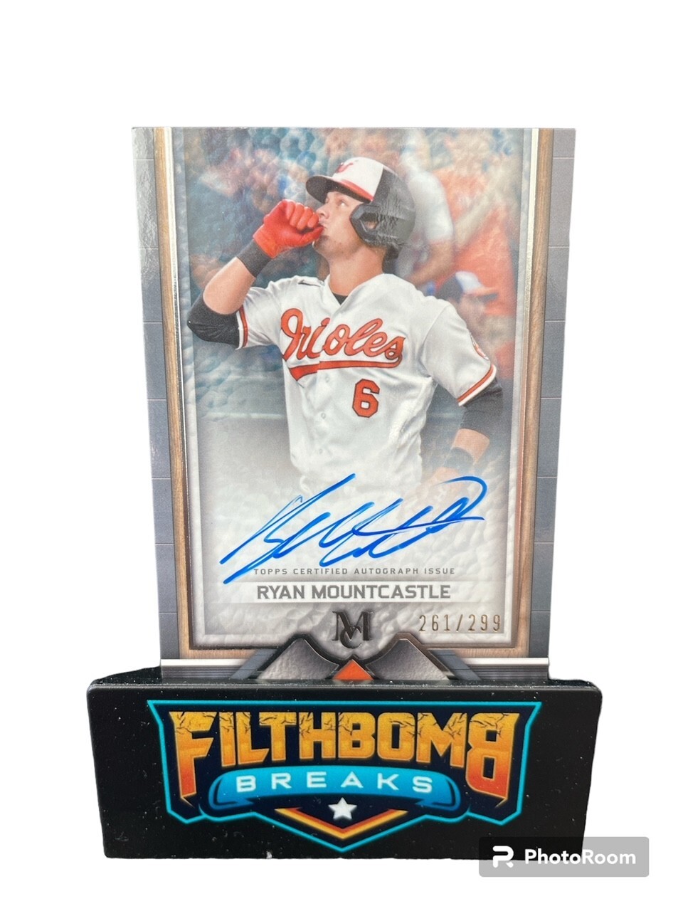 2023 Topps Museum Autograph Ryan Mountcastle Baltimore Orioles - #261/ ...