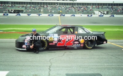 VINTAGE RACING PHOTO 8X10 #3281-23; DALE JARRETT, 1993 DAYTONA, BUSCH ...