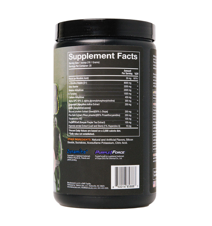 Merica Labz Z Bomb Pre Workout - Citrus Fallout 20 Servings | eBay