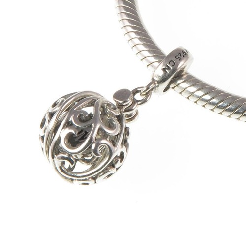 CHAMILIA 925 sterling silver SECRET TREASURE LOVE LOCKET charm bead ...