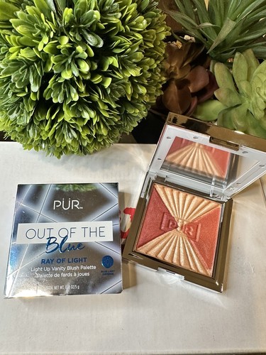 PUR Out of the Blue Ray of Light Up Vanity Blush Palette 0.18 fl oz NIB ...