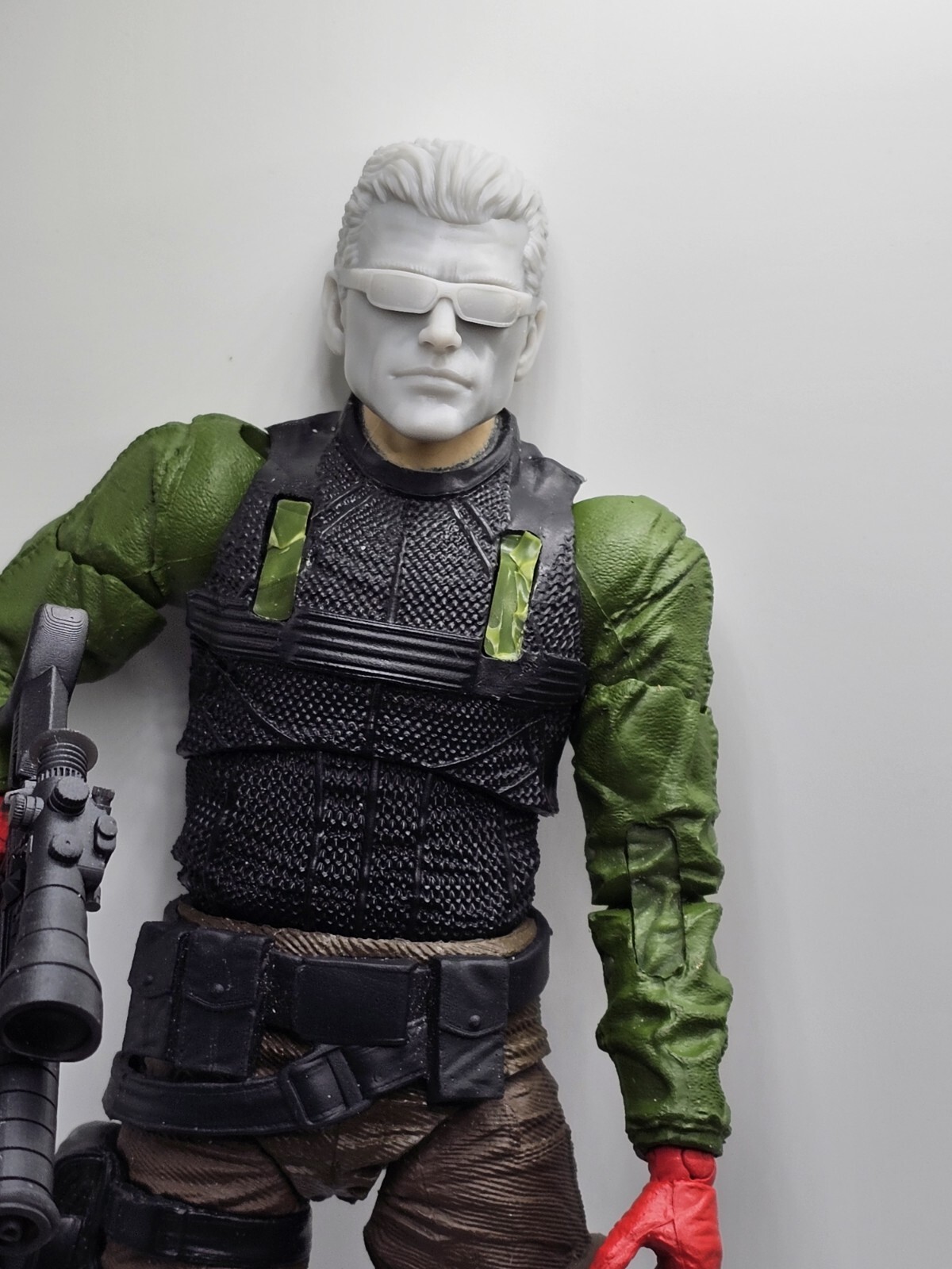 3d Print RESIDENT EVIL WESKER HEAD 1:10 DIAMOND SELECT MCFARLANE DC MULTIVERSE | eBay