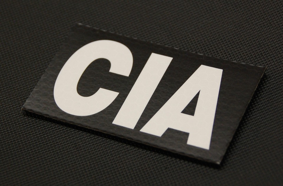 Infrared CIA Black & White IR Patch Central Intelligence Agency Spook ...