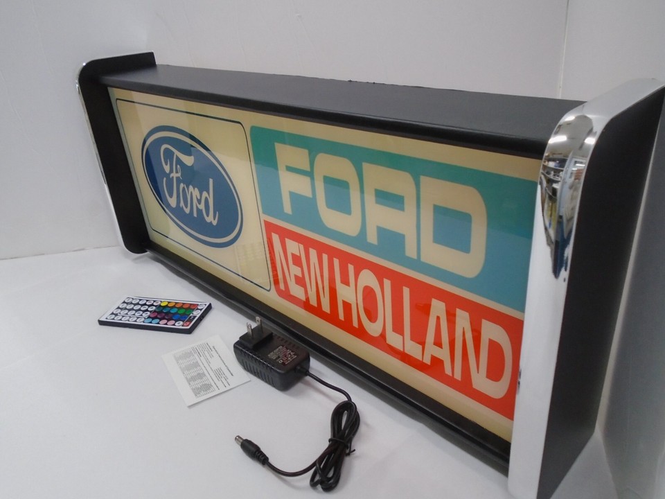 Ford New Holland LED Display lighted sign lightbox Wall Hanging Light ...