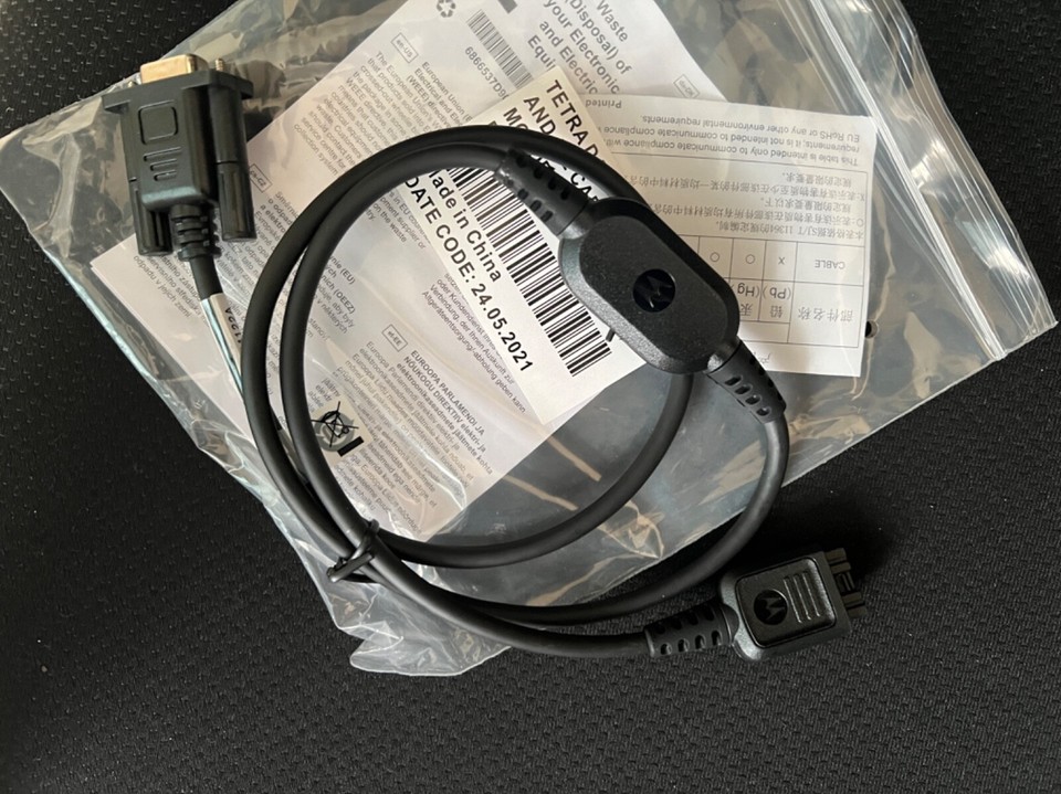 Motorola PMKN4122A programming cable suitable for: MTP3150 MTP6750 | eBay