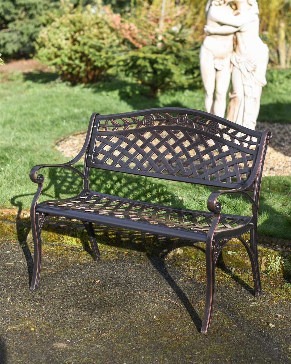 Aluminum Benches Outdoor Garden