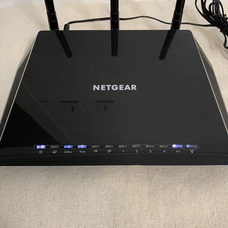 Netgear AC1750 Smart WiFi Router Model R6400 Black Tested Working | eBay