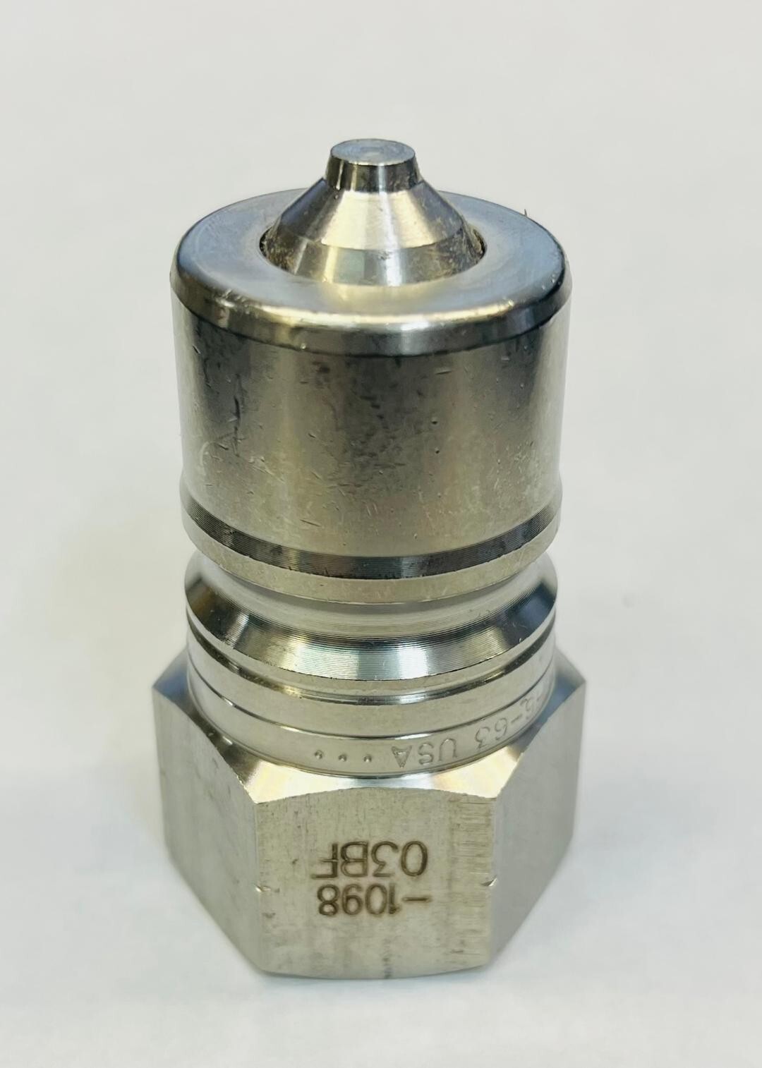 Parker 60 Series SH6-63 Hydraulic Quick Coupling Nipple Stainless Steel ...