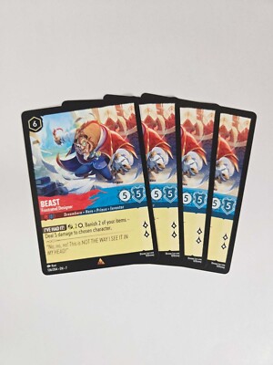 Beast Frustrated Designer 136/204 Playset 4 cards - Archazia's Island ...