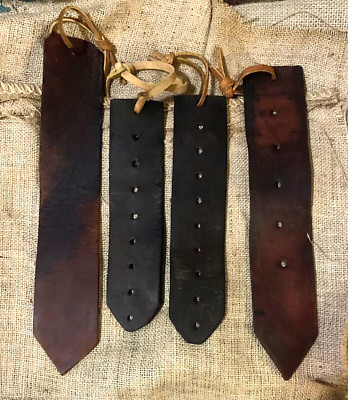 Vintage Leather Shaving Straight Razor Sharpening Strop Strap Barber ...