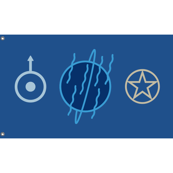 Uranus Flag Unique Design, 3x5 Ft / 90x150 cm size, EU Made | eBay