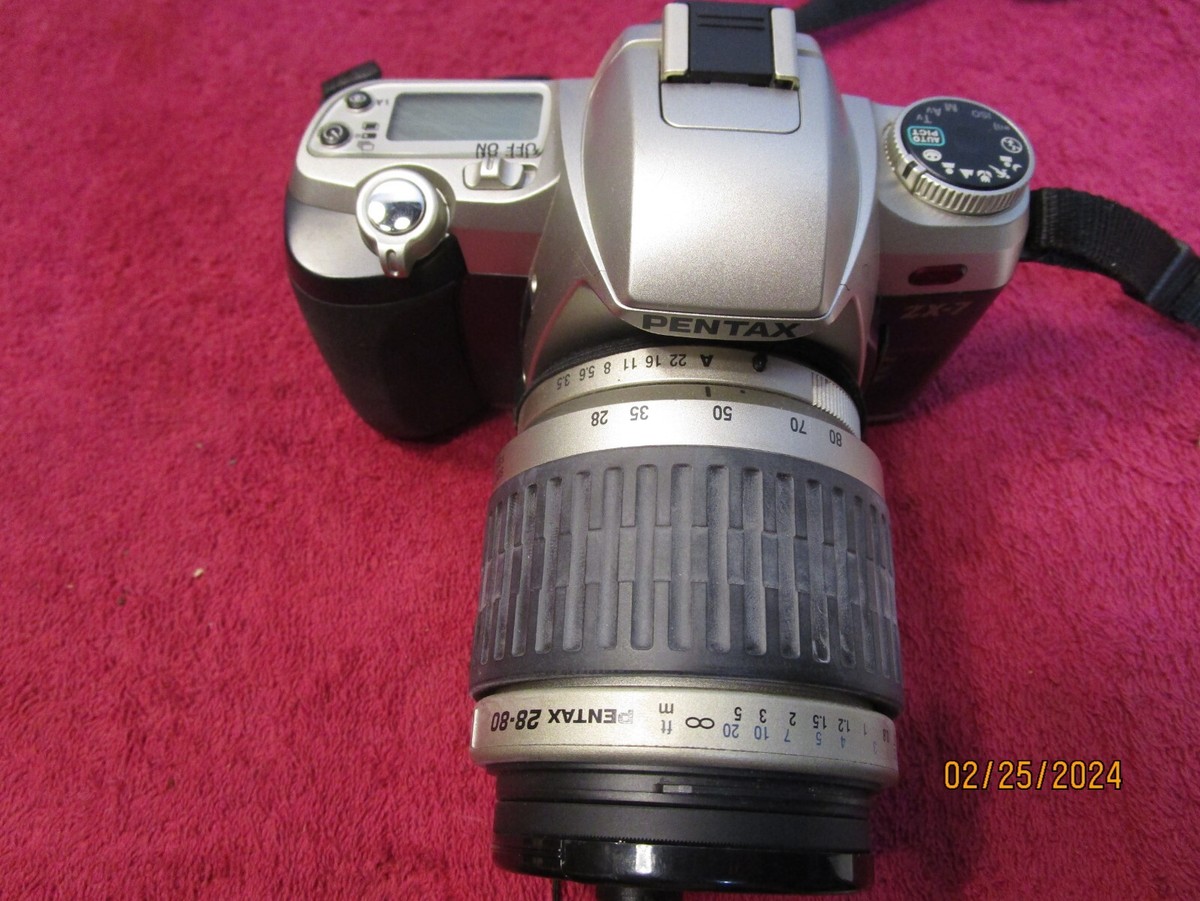 Pentax ZX-7 AF 35mm SLR Camera with 28-80mm Lens With Manual Pentax ZX-7 AF 35mm SLR Camera with 28-80mm Lens With Manual