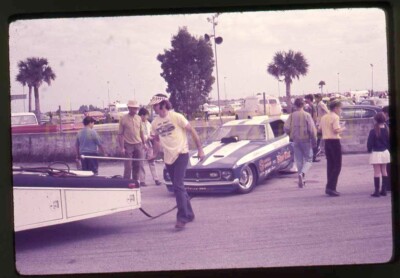 Richard Tharp BLUE MAX Mustang Funny Car - 1972 NHRA - Vintage Drag ...