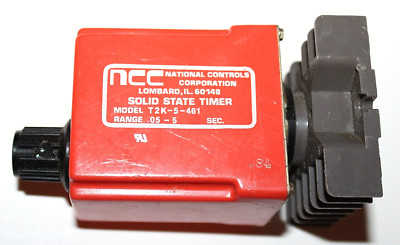 NCC Solid State Timer w/ Socket Model T2K-5-461 - Range .05-5 Seconds ...
