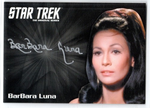 STAR TREK TOS ARCHIVES & INSCRIPTIONS BARBARA LUNA AS MARLENA SILVER ...