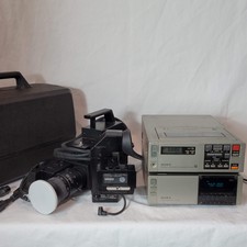 Sony Sl-2000 Beta Betamax Cassette Player Recorder With AC Adapter Case ...