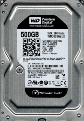 Western Digital WD5003AZEX-00RKKA0 DCM: EHNNKV2CH 500GB | eBay UK