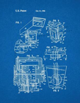 Surveillance Camera Mount Patent Print Blueprint | eBay