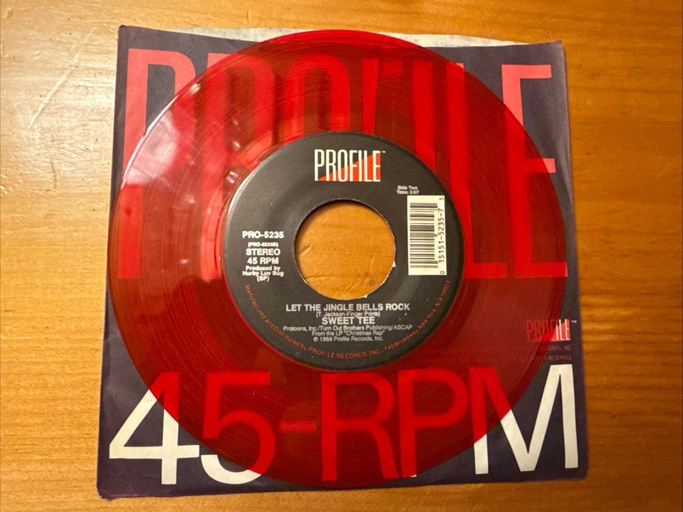 Run-DMC/Sweet Tee ‎– Christmas In Hollis/Let The Jingle ‘88 Profile 45 ...