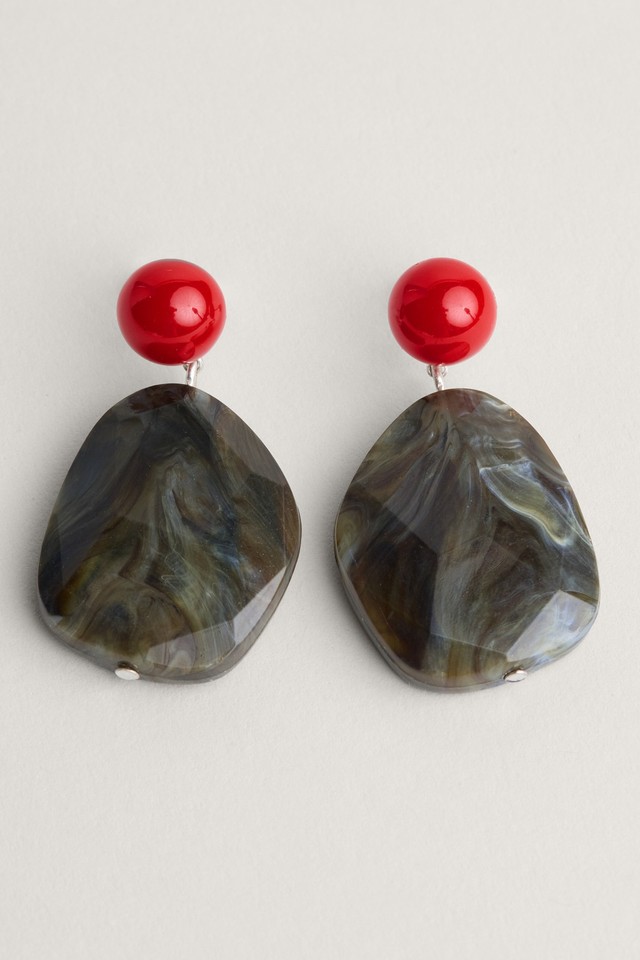 Seasalt Women's Lesnewth Resin Drop Earrings Rock Bell | eBay UK