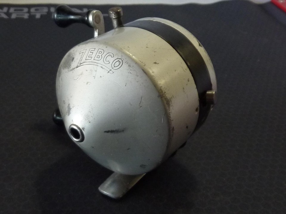 Vintage Zebco Spin Cast Fishing Reel Zero Hour Bomb Co . Tulsa - FREE ...