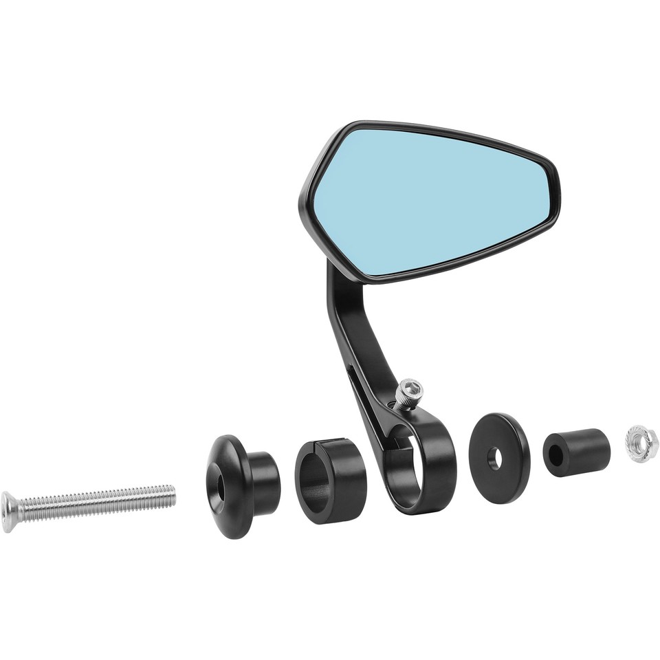 7/8'' Motorcycle Handlebar Bar End Side Rearview Mirror For Honda Grom ...
