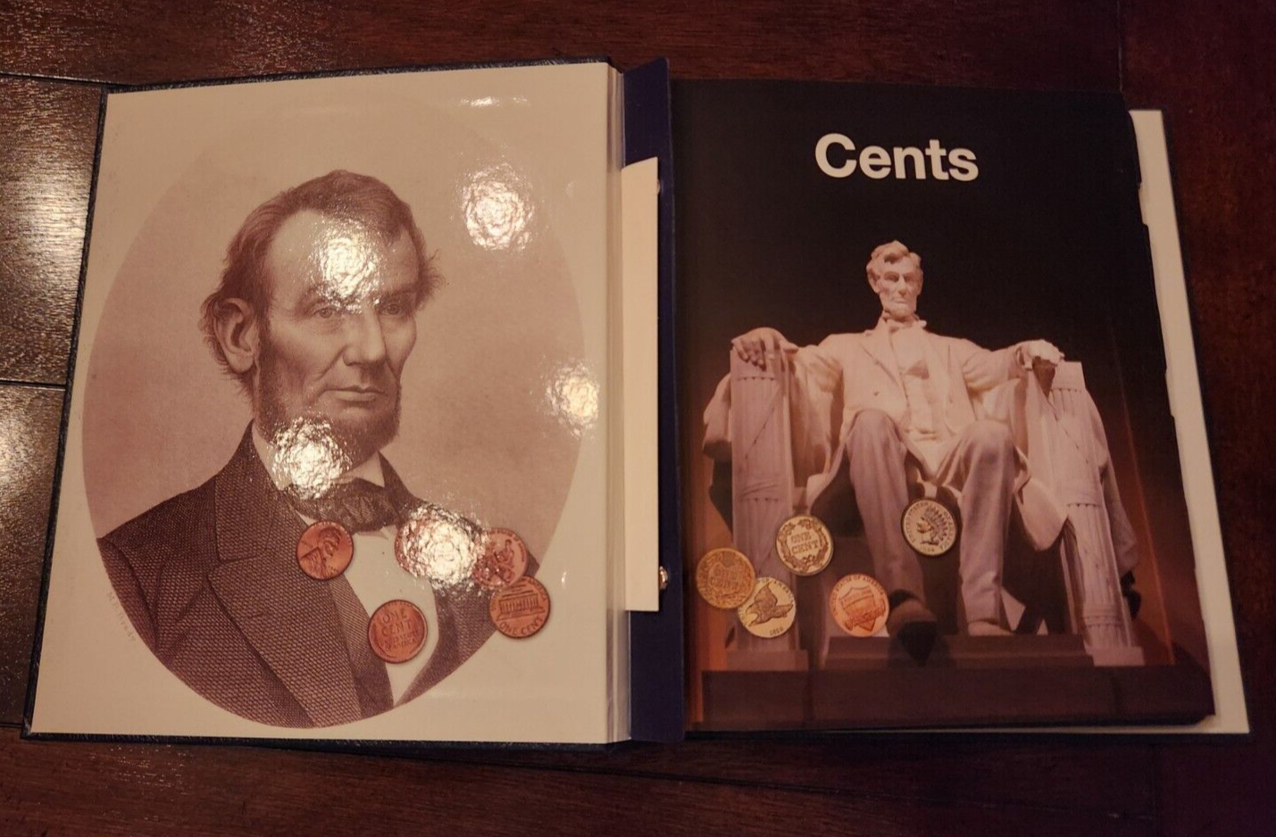 Whitman Cent/Penny Album with 2 Blank Pages For Universal Binder Coin ...