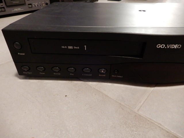 Go Video Dvd/vhs Dual Deck System - Dvr5000 Professional VCR Tested for ...