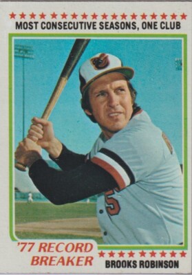 BROOKS ROBINSON; 1978 TOPPS BASEBALL CARD #4 | eBay
