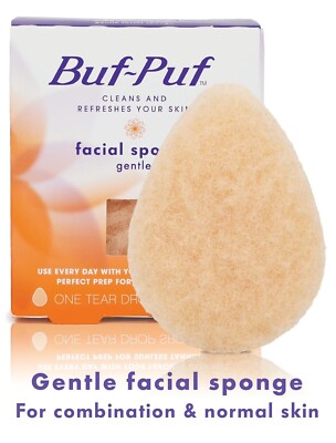 Pad Buff Puff Gentle Facial Sponge Deep Cleansing Exfoliating Remove ...