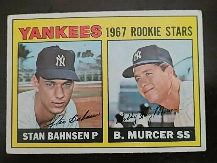 1967 Topps BOBBY MURCER New York Yankees ROOKIE CARD | eBay