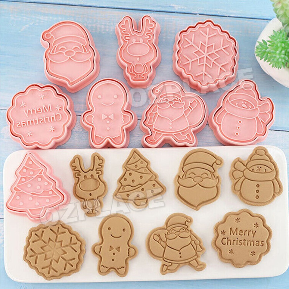 16Pcs/set Easter Plastic Cookie Cutter Decorating Biscuit Cutter 3D ...