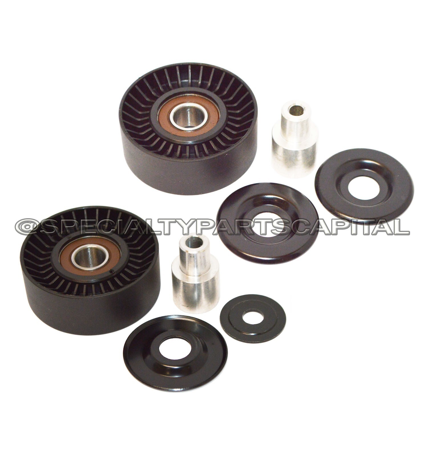 For Porsche 911 Boxster Upper Lower Acc. Drive Belt Tensioner on Engine ...