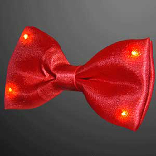 Light Up LED Flashing Blinking Bow Ties -Choose Your Color Bowtie! FREE ...