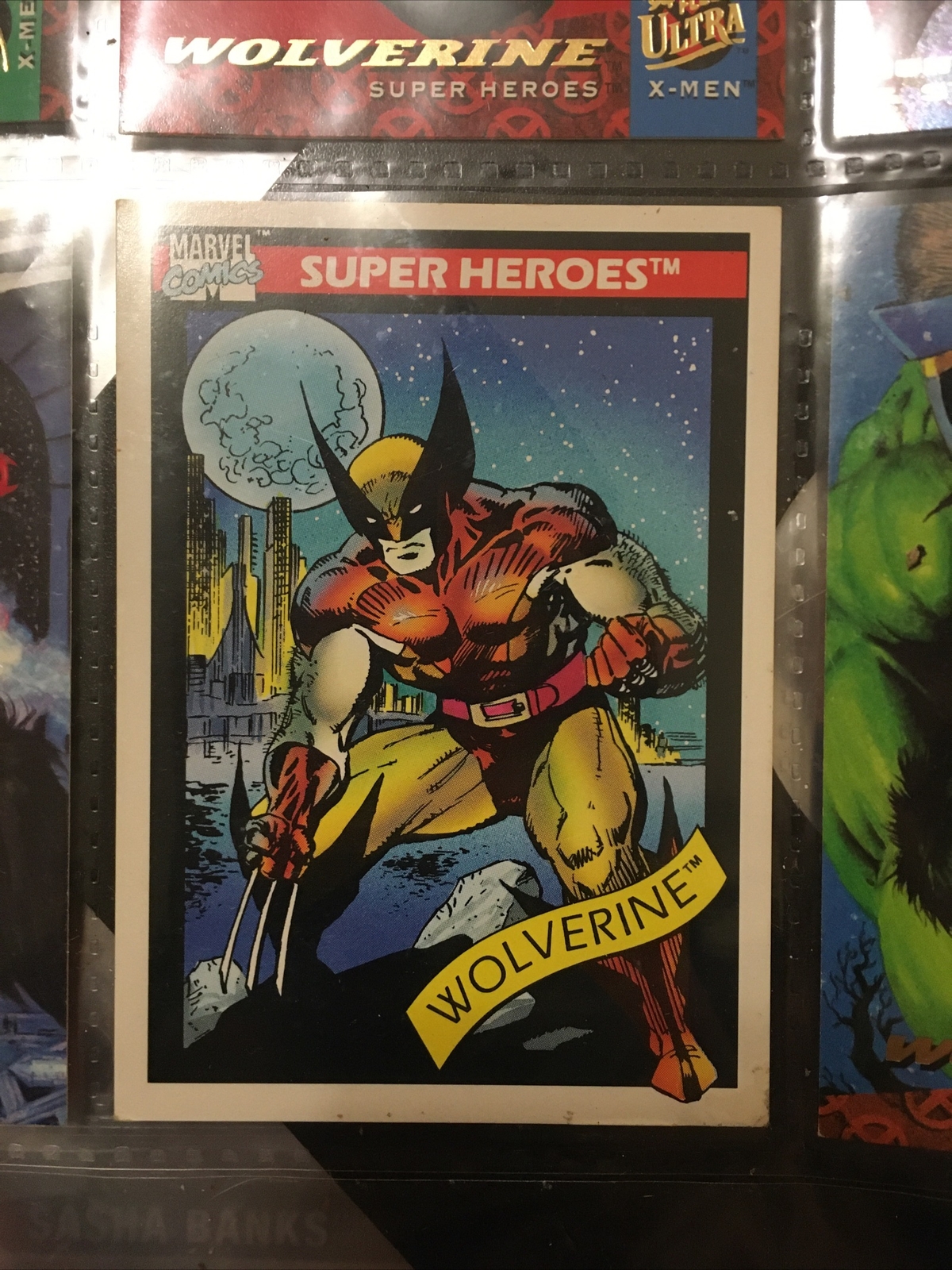 1990-91 Marvel Universe Toy Biz Promo Variant Wolverine Card! | eBay