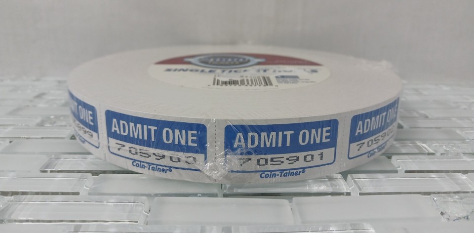 Coin Tainer Single Ticket Rolls 2000 Tickets Per Roll | eBay