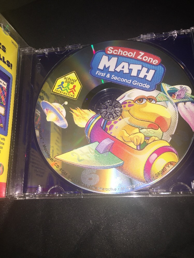 School Zone: Math: Grade 1 & 2 PC CD First Second Grade add multiply ...