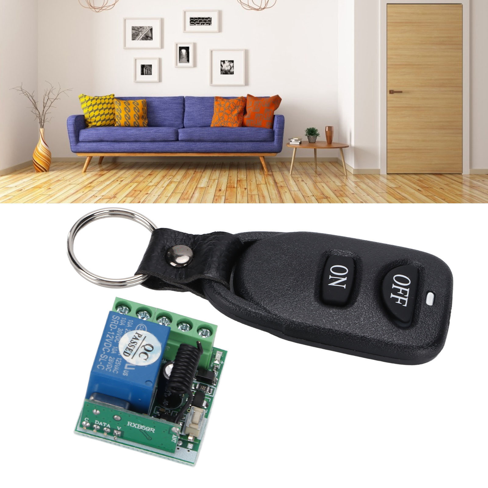 12V RF Wireless Relay Remote Control Switch Universal Single Channel | eBay