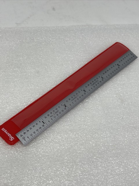 Starrett C304R-6 6" SAE 4R Full Flexible Steel Ruler for sale online | eBay