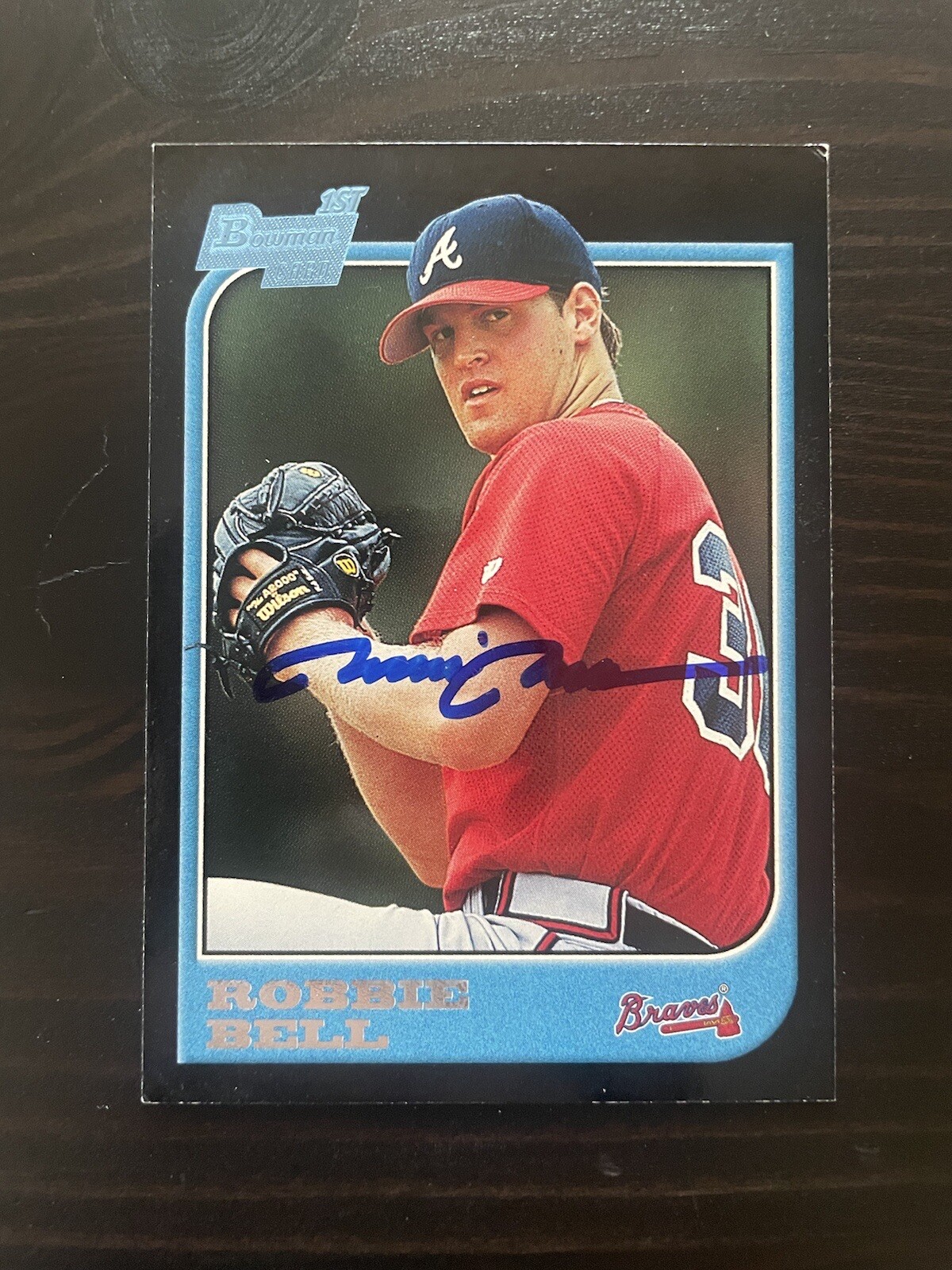 1997 Bowman #353 Robbie Bell Atlanta Braves Signed Card Autographed | eBay