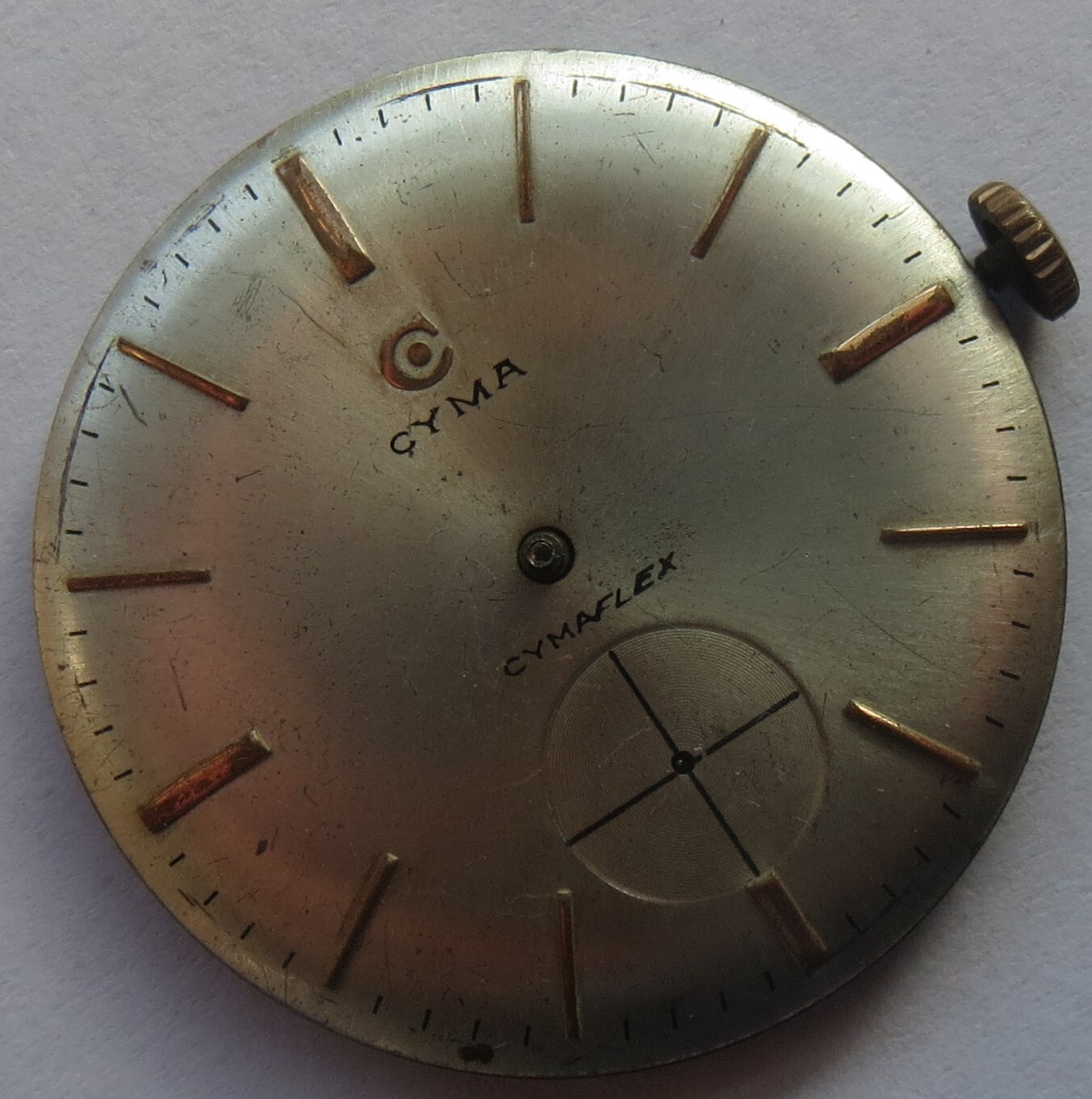 Cyma Cymaflex cal. R484 mens wristwatch movement & di… - Gem