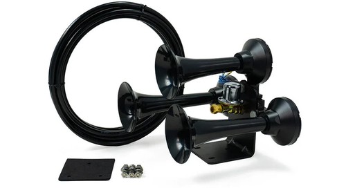 HornBlasters Outlaw Black Smooth Finished Loud Train Horn Outlaw Boat ...